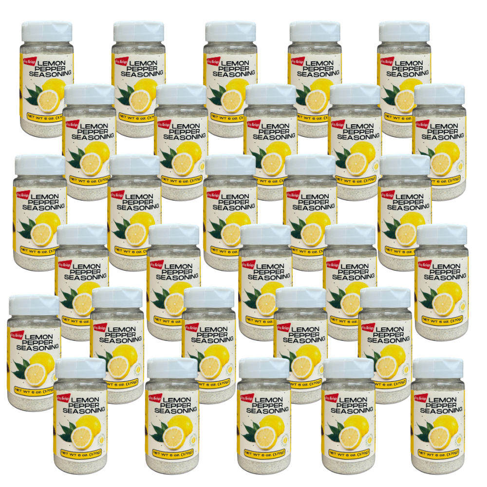 Lemon Pepper 6oz Shakers (Pack of 30) – Fry Krisp