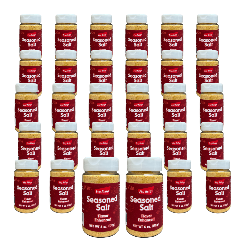 Seasoned Salt 6oz Shakers (Pack of 30) – Fry Krisp